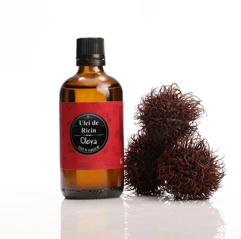 Ulei de Ricin 100% natural, presat la rece - Uleiuri Vegetale Naturale