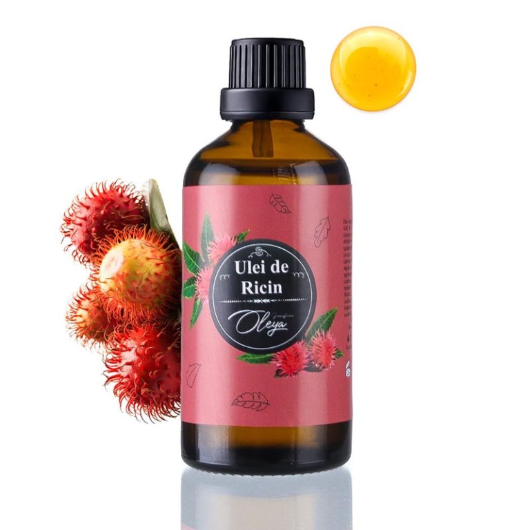 Ulei de Ricin 100% natural, presat la rece - Uleiuri Vegetale Naturale